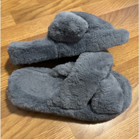 Shoes | Open Toe Furry Platform Slippers | Poshmark